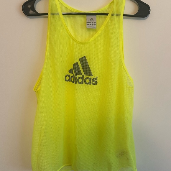 adidas | Tops | Adidas Neon Yellow Tank Top | Poshmark